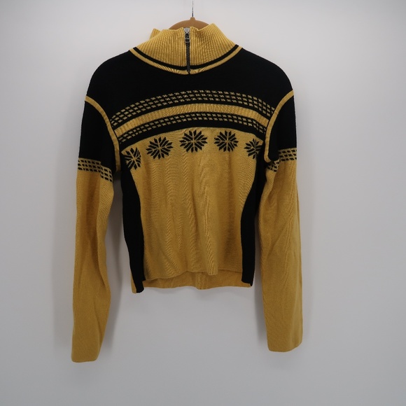 NILS | Sweaters | Nils Skiwear Yellow Turtle Neck Sweater Jacket | Poshmark